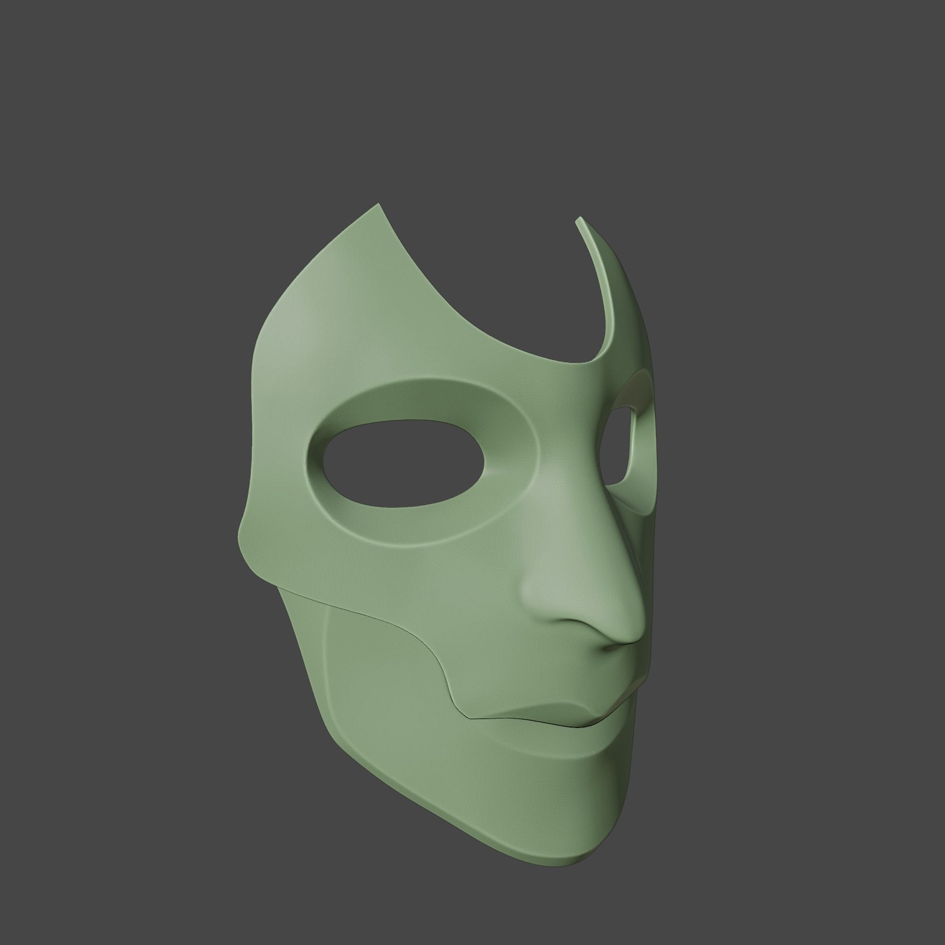 Fantasy Dark Justiciar Mask Baldurs Gate 3 3D model 3D printable | CGTrader