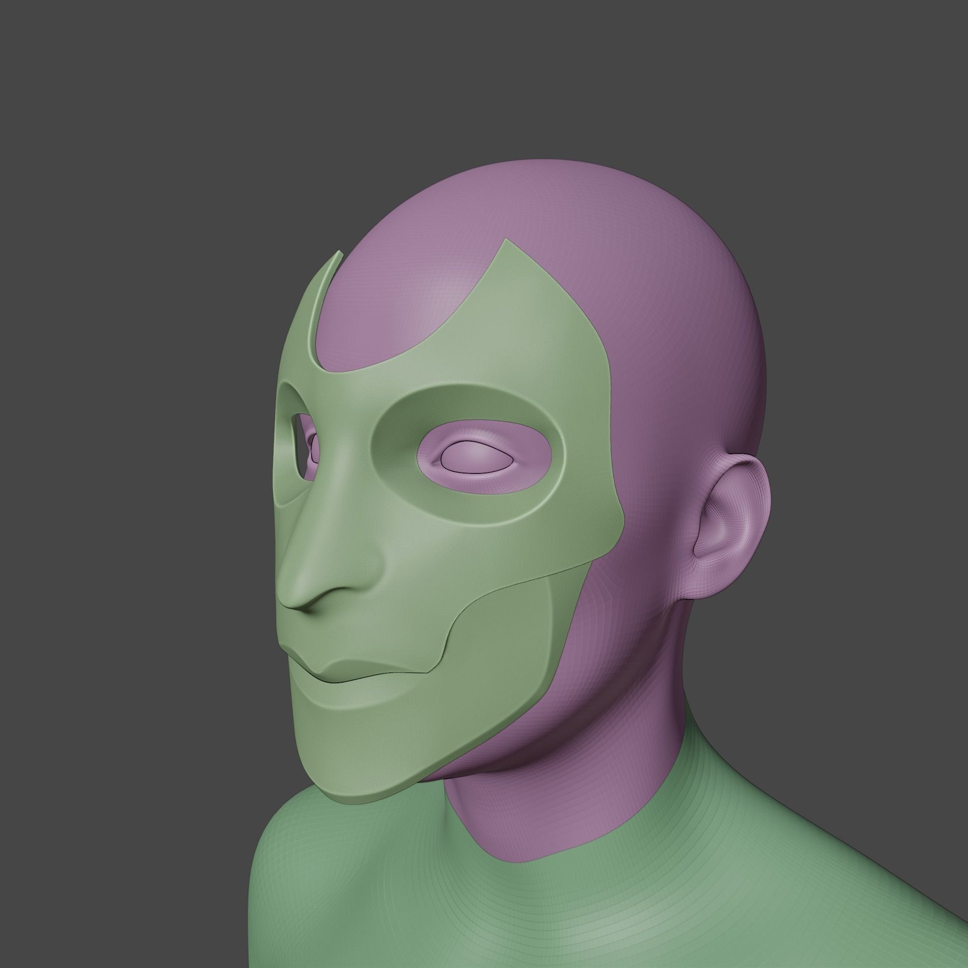 Fantasy Dark Justiciar Mask Baldurs Gate 3 3D model 3D printable | CGTrader