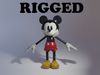 3D model Disney Mickey Mouse cartoon rigged character PBR VR / AR / low ...