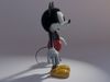 3D model Disney Mickey Mouse cartoon rigged character PBR VR / AR / low ...