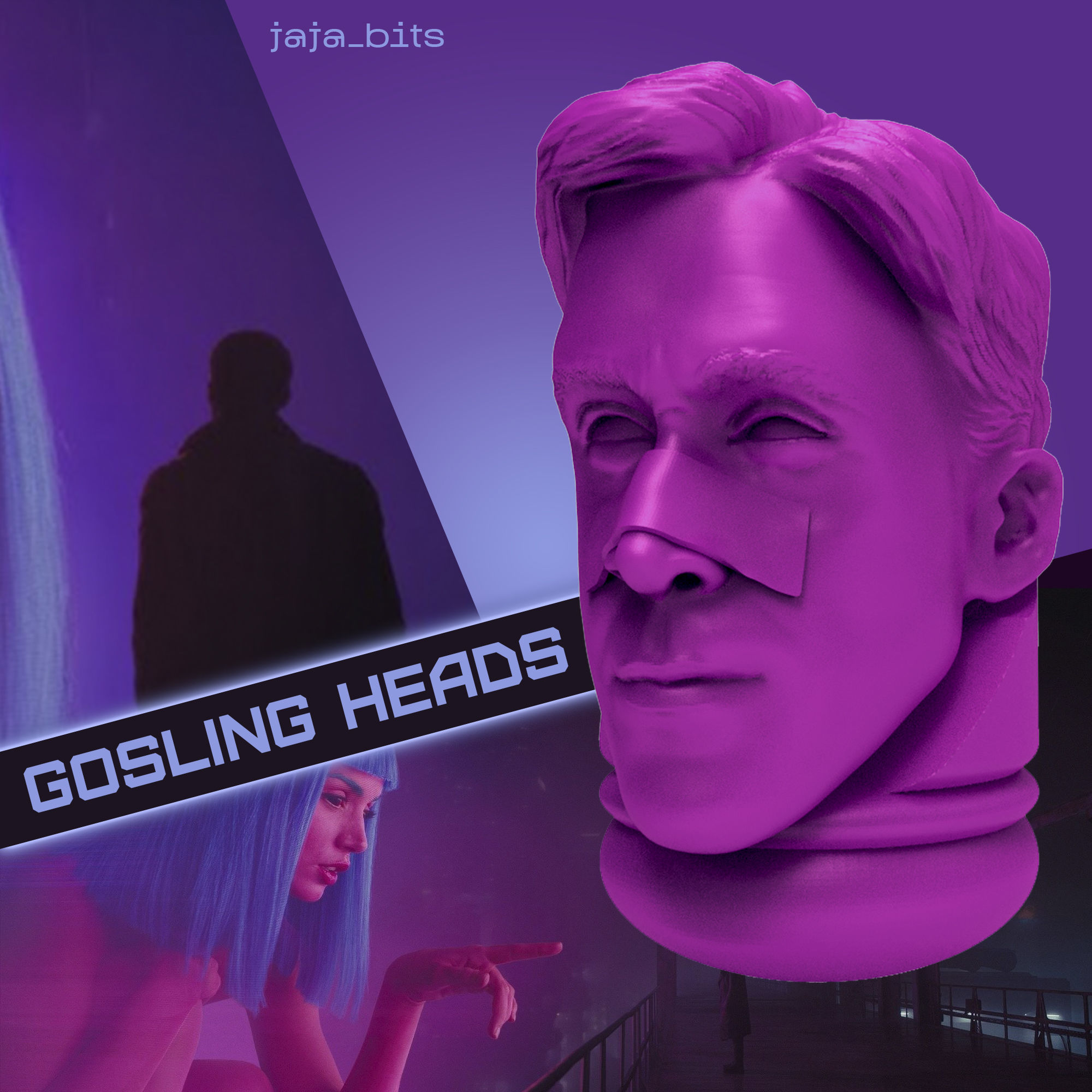 Gosling Marine Head free 3D model 3D printable | CGTrader