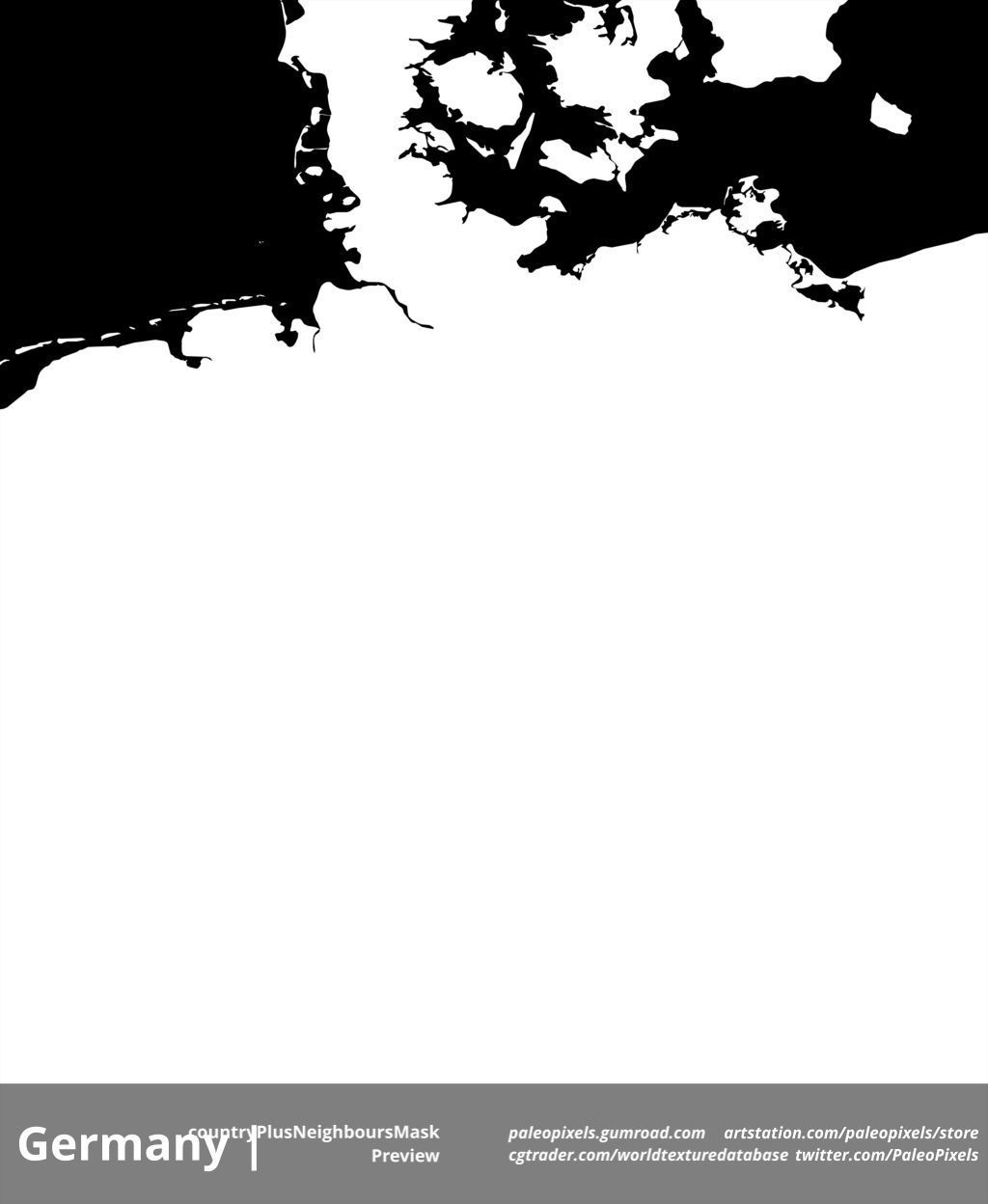 Germany Occlusion Thickness Cavity Curvature High res Maps Texture ...