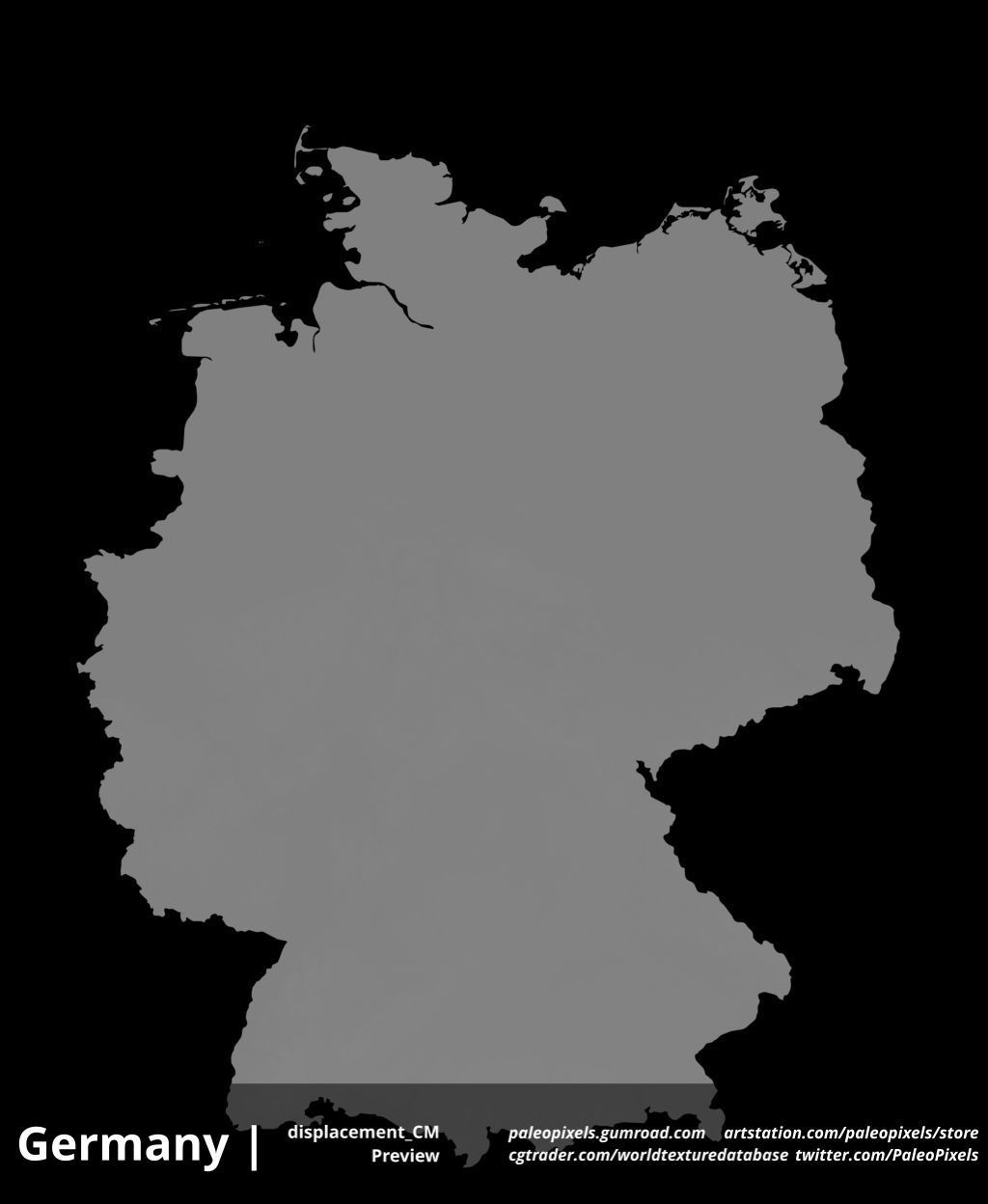 Germany Displacement High resolution Maps and masks Texture | CGTrader