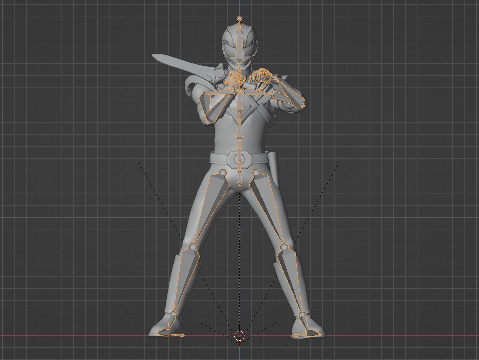 Green Ranger - Mighty Morphin Power Ranger 3D model rigged | CGTrader