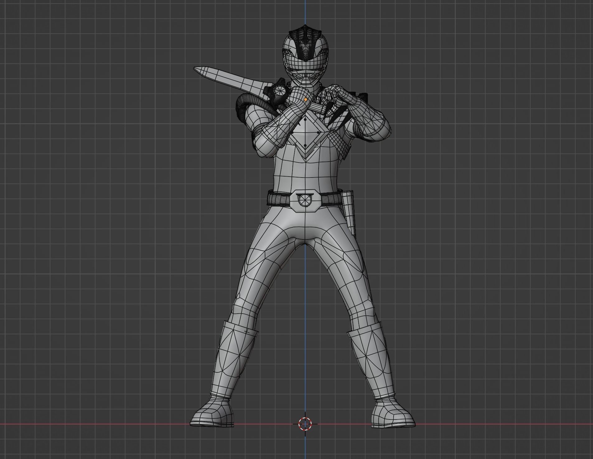 Green Ranger - Mighty Morphin Power Ranger 3D model rigged | CGTrader