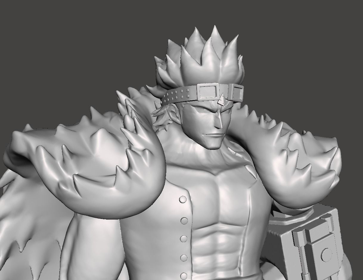 Eustass Captain Kid after timeskip 3D Model 3D model 3D printable ...