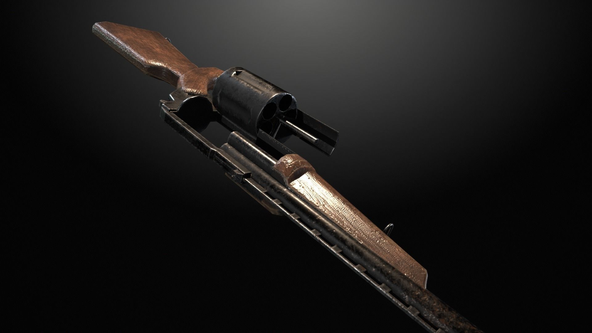 3D model Shotgun MC-255 VR / AR / low-poly | CGTrader