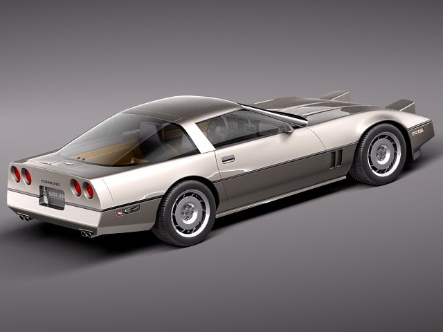 Chevrolet Corvette C4 Coupe 3D model | CGTrader
