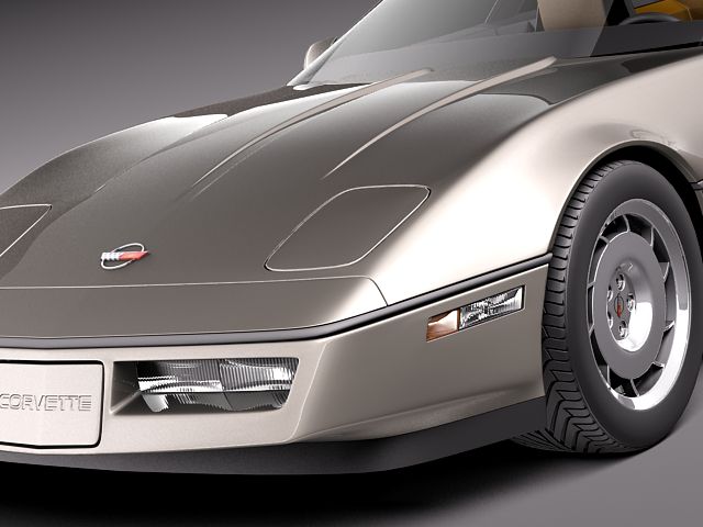 Chevrolet Corvette C4 Coupe 3D model | CGTrader