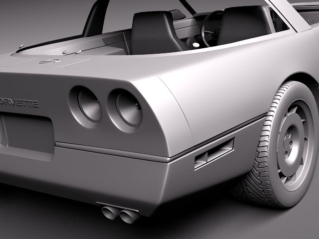 Chevrolet Corvette C4 Coupe 3D model | CGTrader