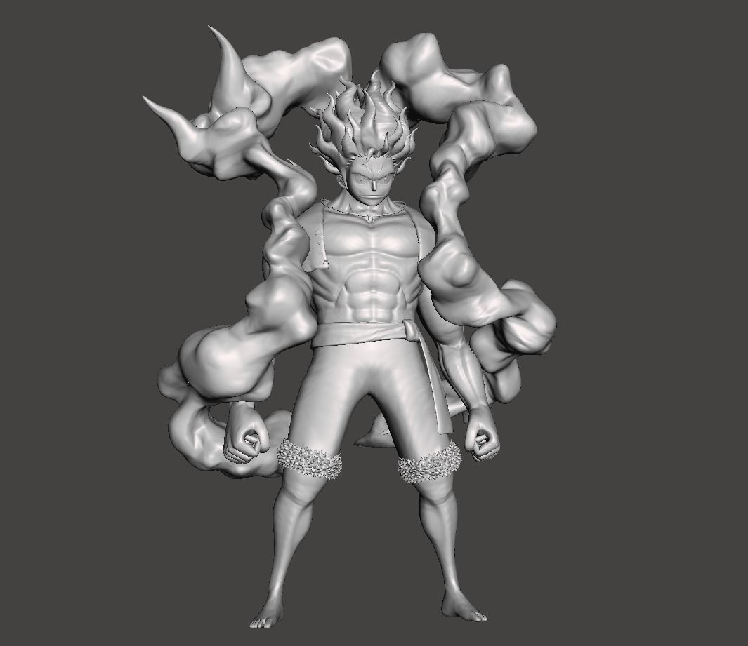 Luffy Snake man Gear 4 3D Model 3D model 3D printable | CGTrader