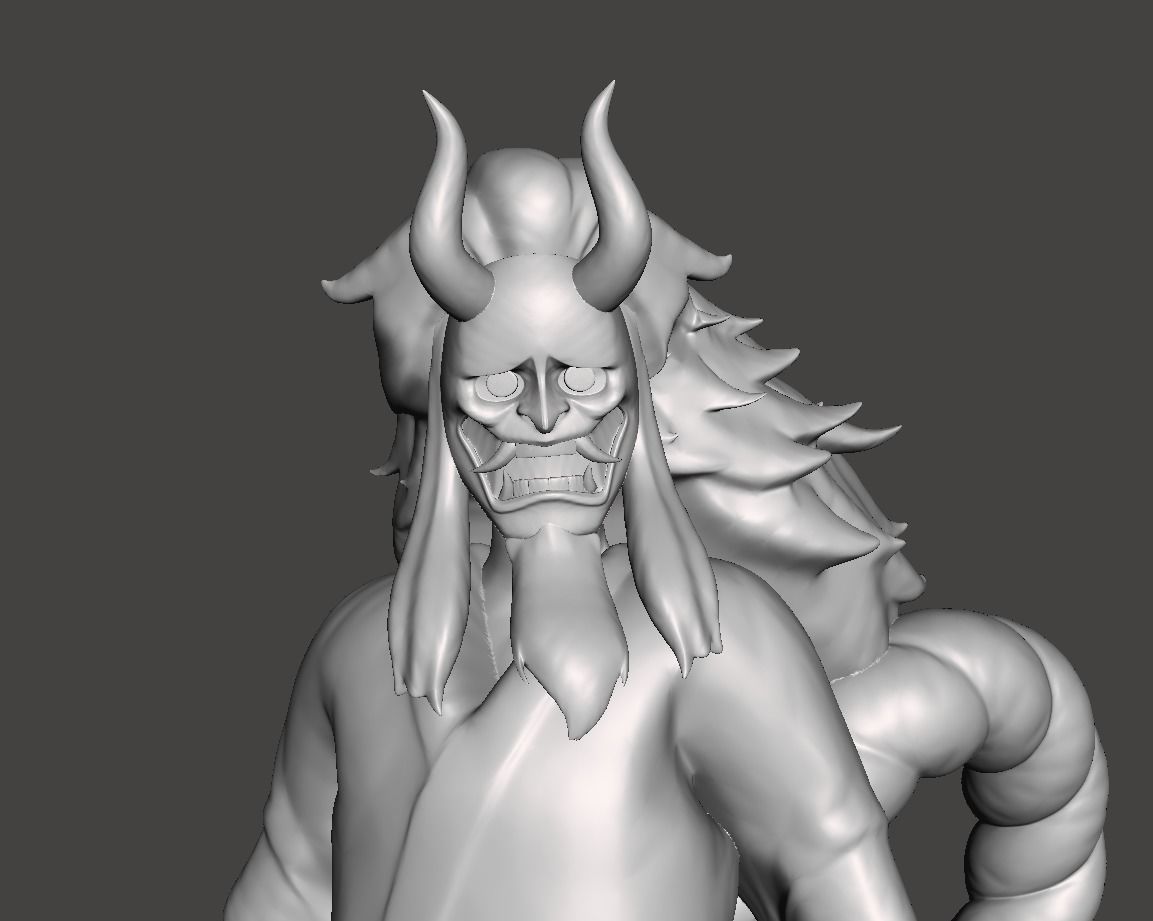 Yamato masked One piece 3D Model 3D model 3D printable | CGTrader