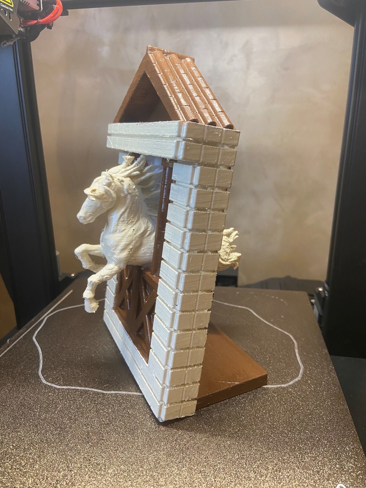 A Beautiful Horse Frame 3D model 3D printable | CGTrader