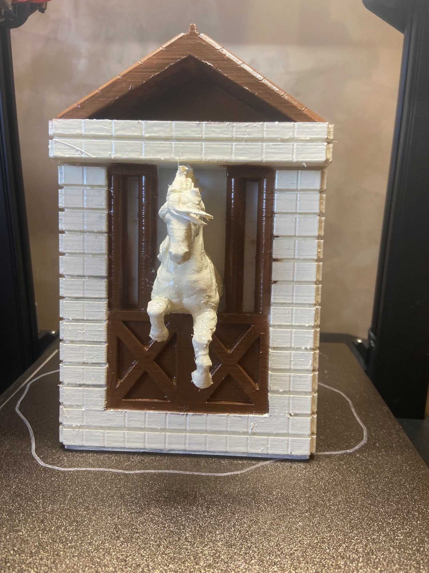 A Beautiful Horse Frame 3D model 3D printable | CGTrader