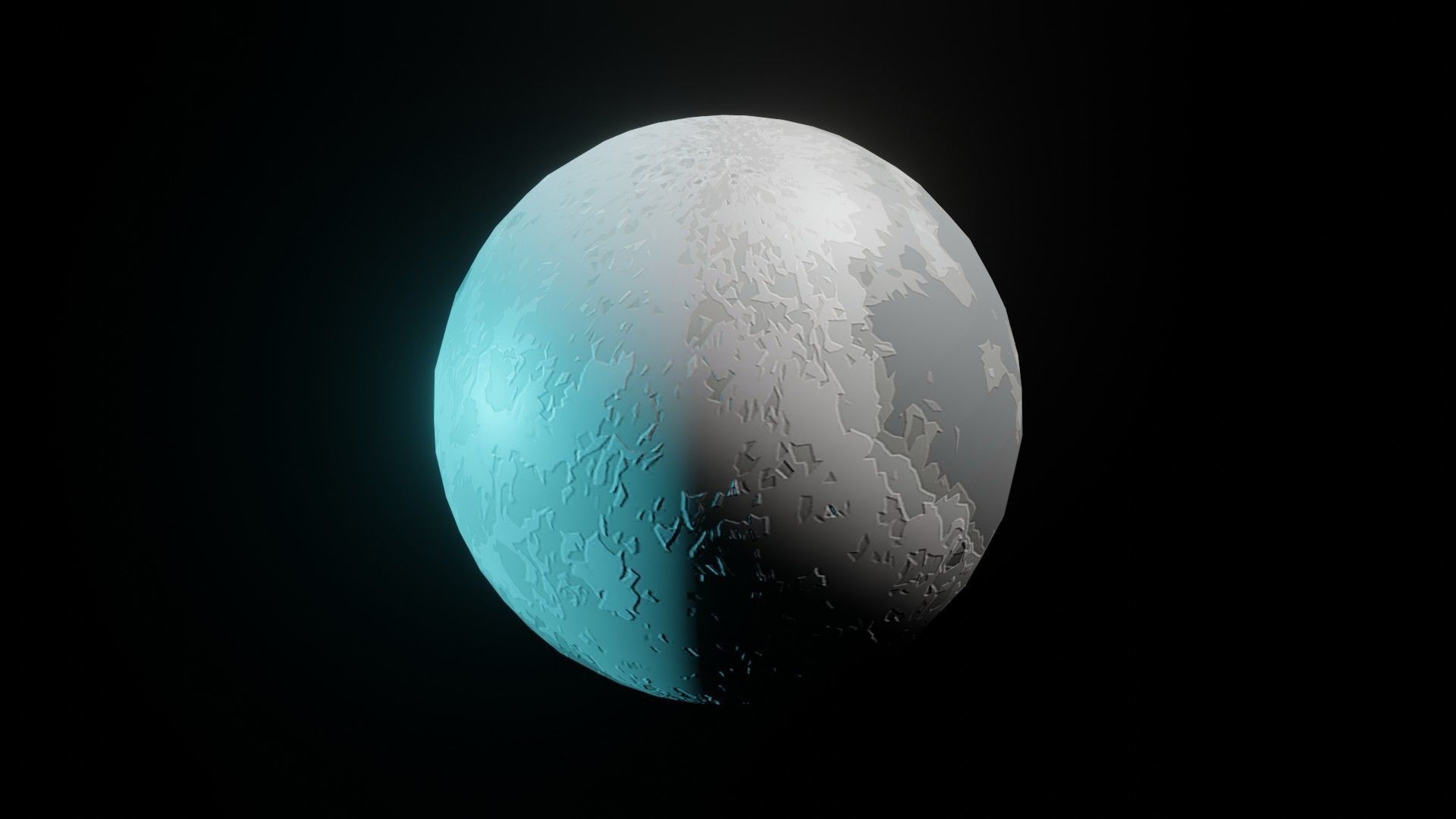 3D model Stylized Moon 3D Model 2k 4k 8k Textures VR / AR / low-poly ...