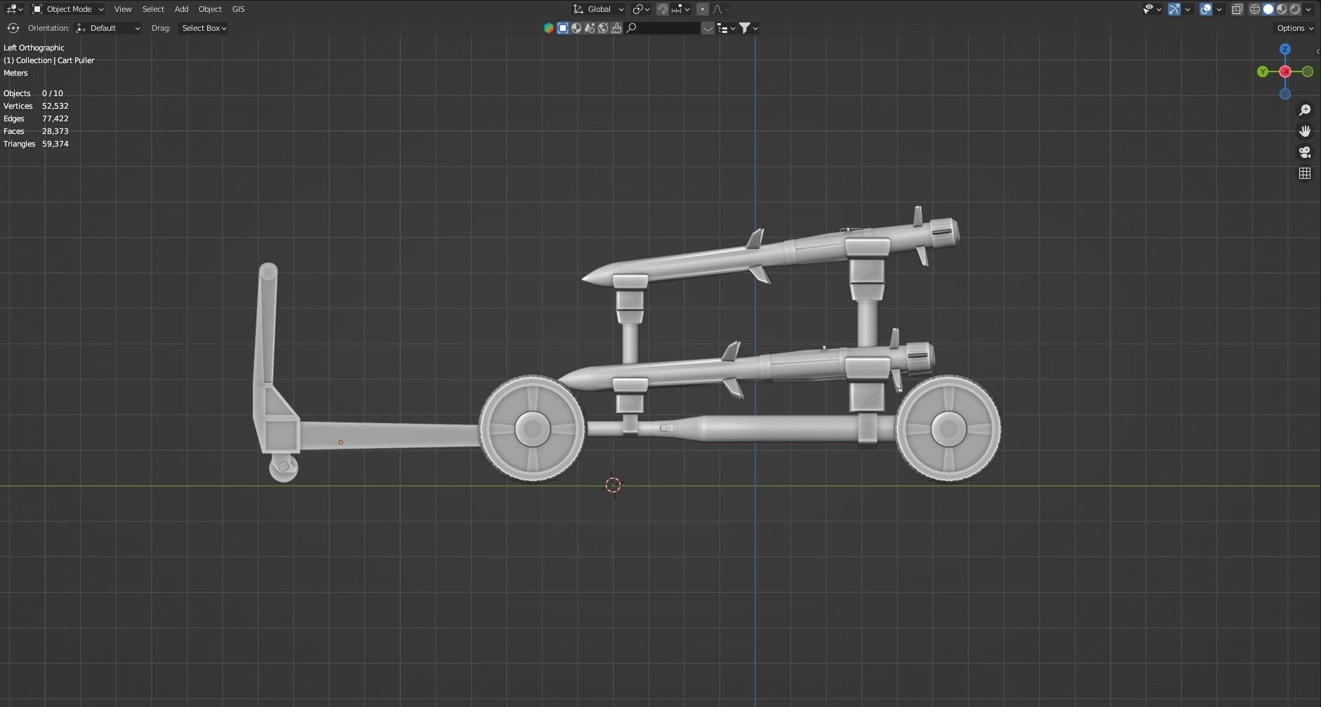 Ballistic Missile Cart free VR / AR / low-poly 3D model | CGTrader