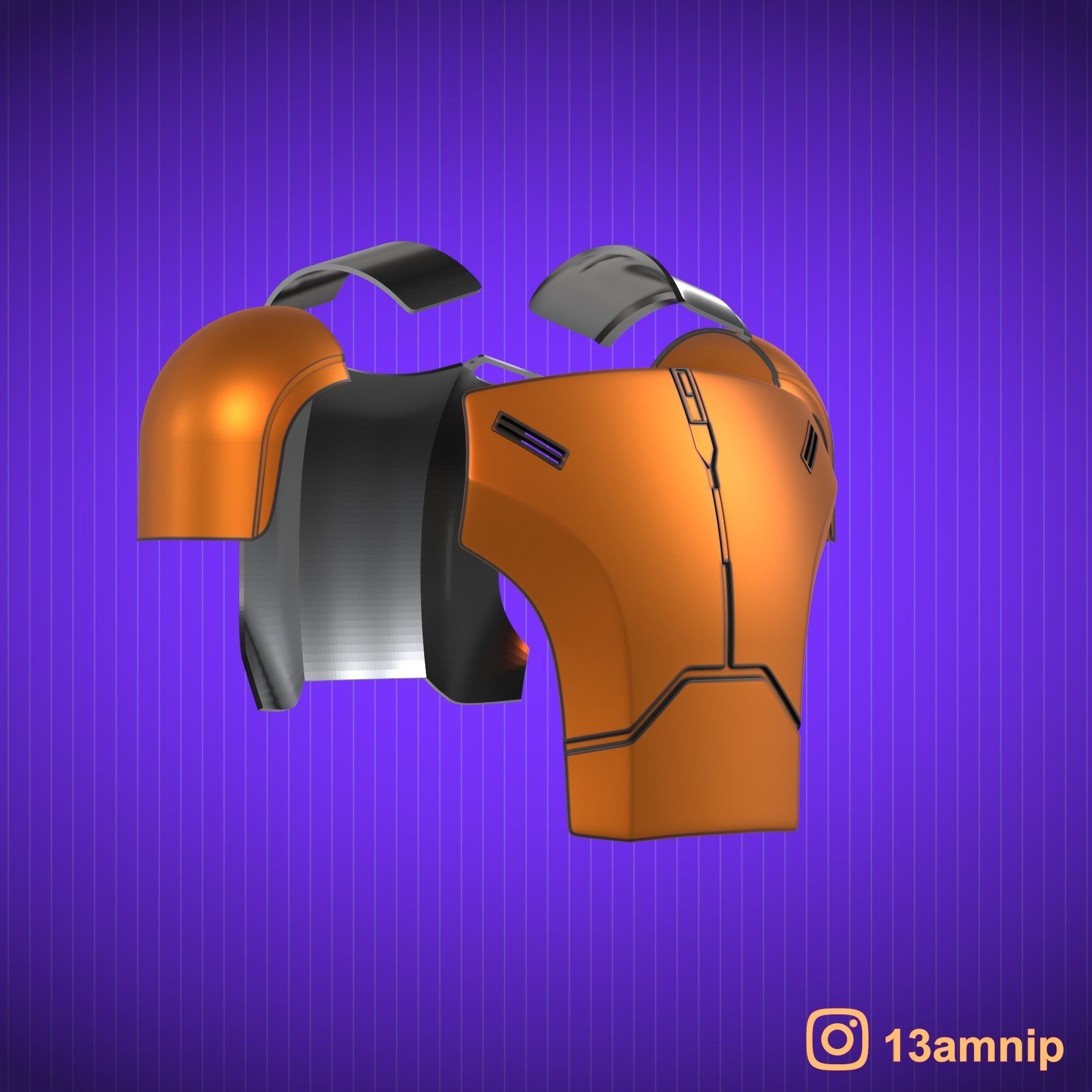 Sabine Wren Chest armor Set 3D model 3D printable | CGTrader