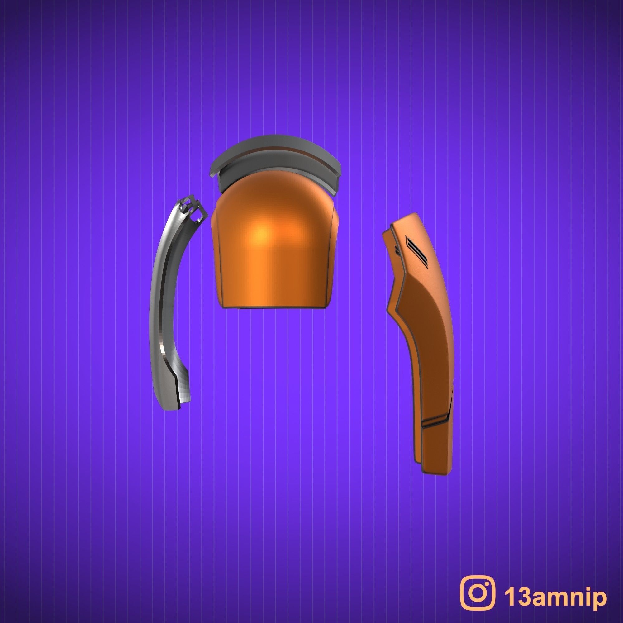 Sabine Wren Chest armor Set 3D model 3D printable | CGTrader