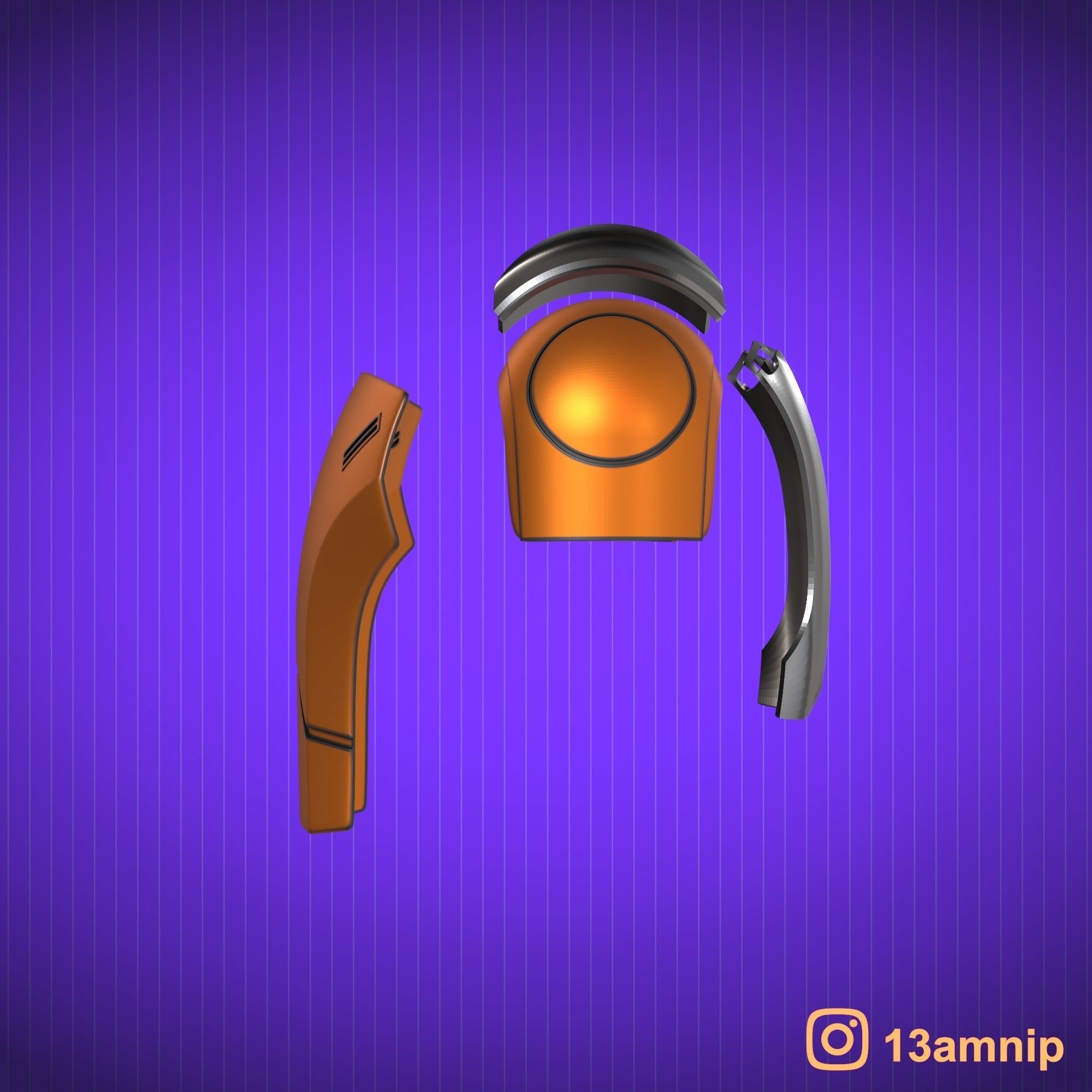 Sabine Wren Chest armor Set 3D model 3D printable | CGTrader