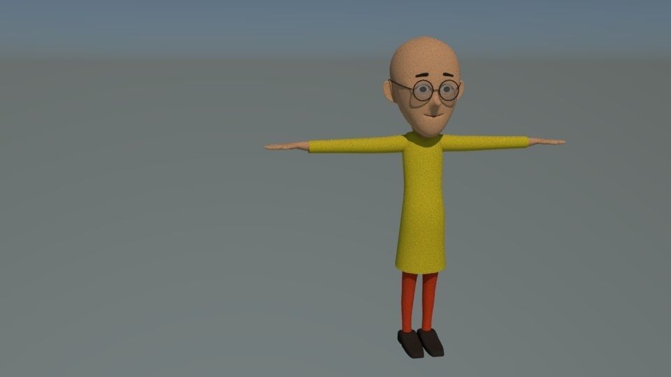 3D model patlu character VR / AR / low-poly | CGTrader