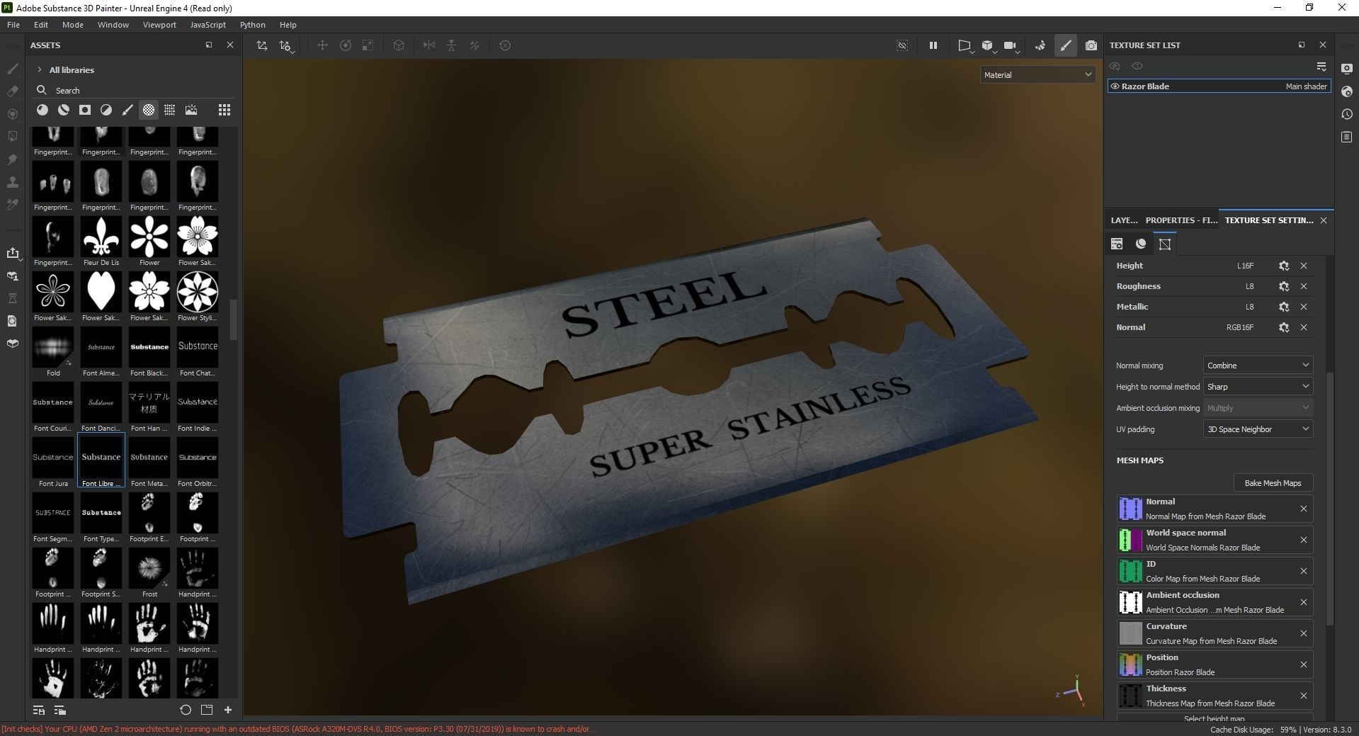 3D model Razor Blade 3D Model VR / AR / low-poly | CGTrader