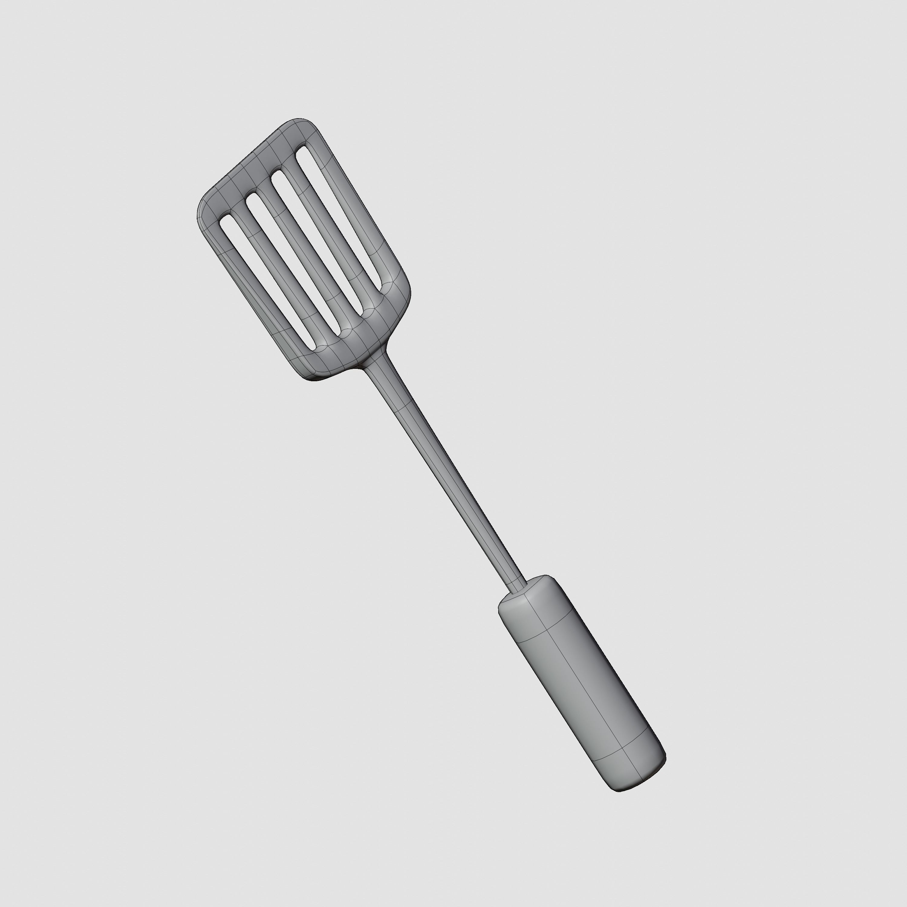 3d a spat with a spat handle on it 3D model | CGTrader