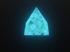 3D model triangle dynamic VFX bloom 3 triangle with neon noise texture ...