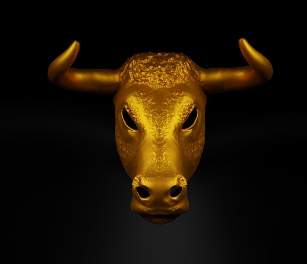 Bull - Animal Cosplay Face Mask 3D model 3D printable | CGTrader