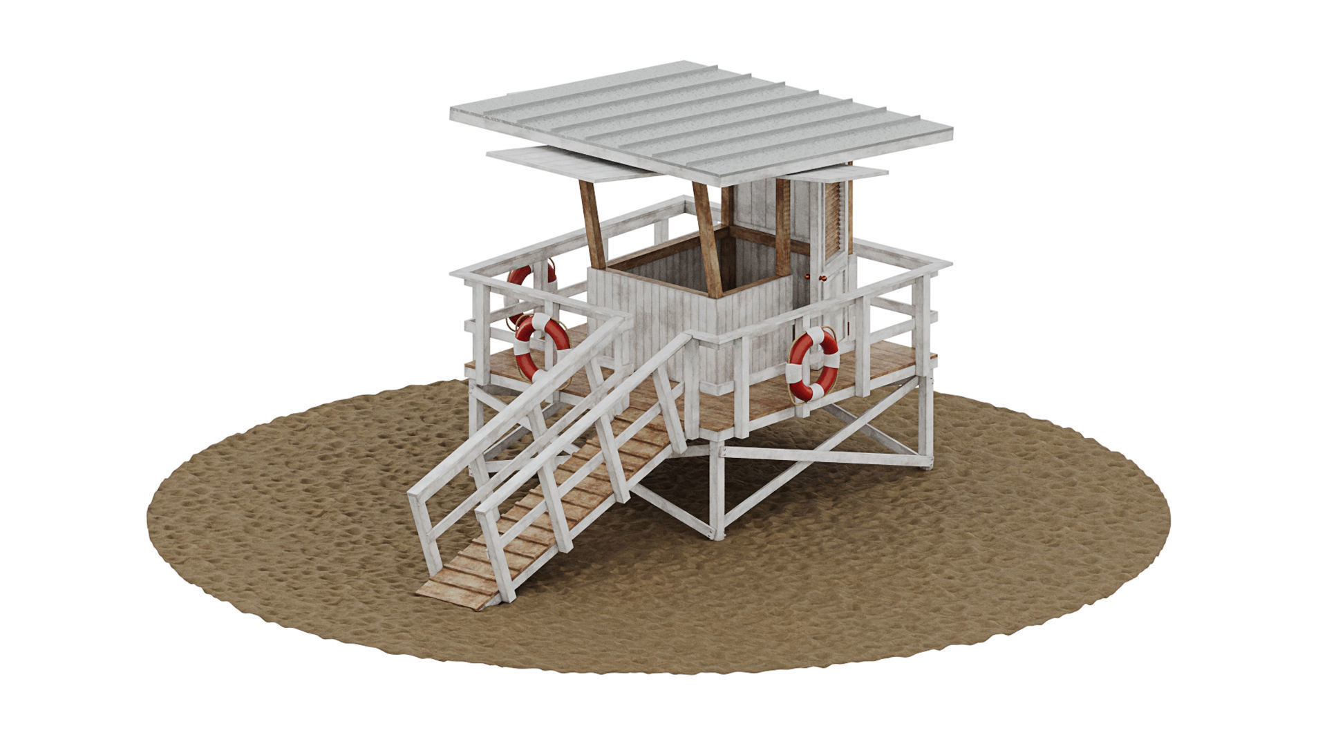 Rescue tower 1 3D model | CGTrader