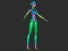 stylized woman Blocking model 3D model free 3D model | CGTrader