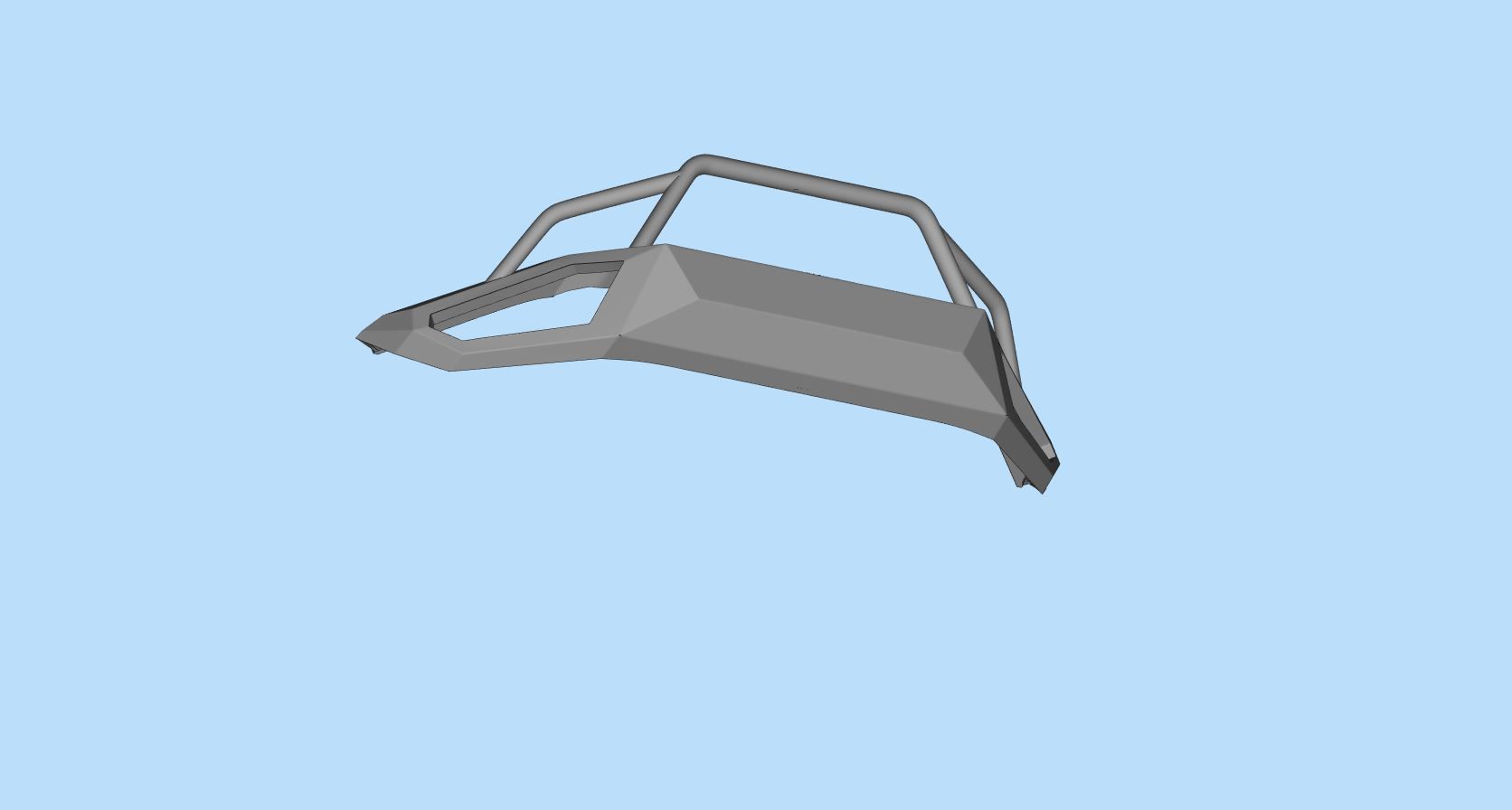 Printable STL Front Bumper Bullbar KITS free 3D model 3D printable ...