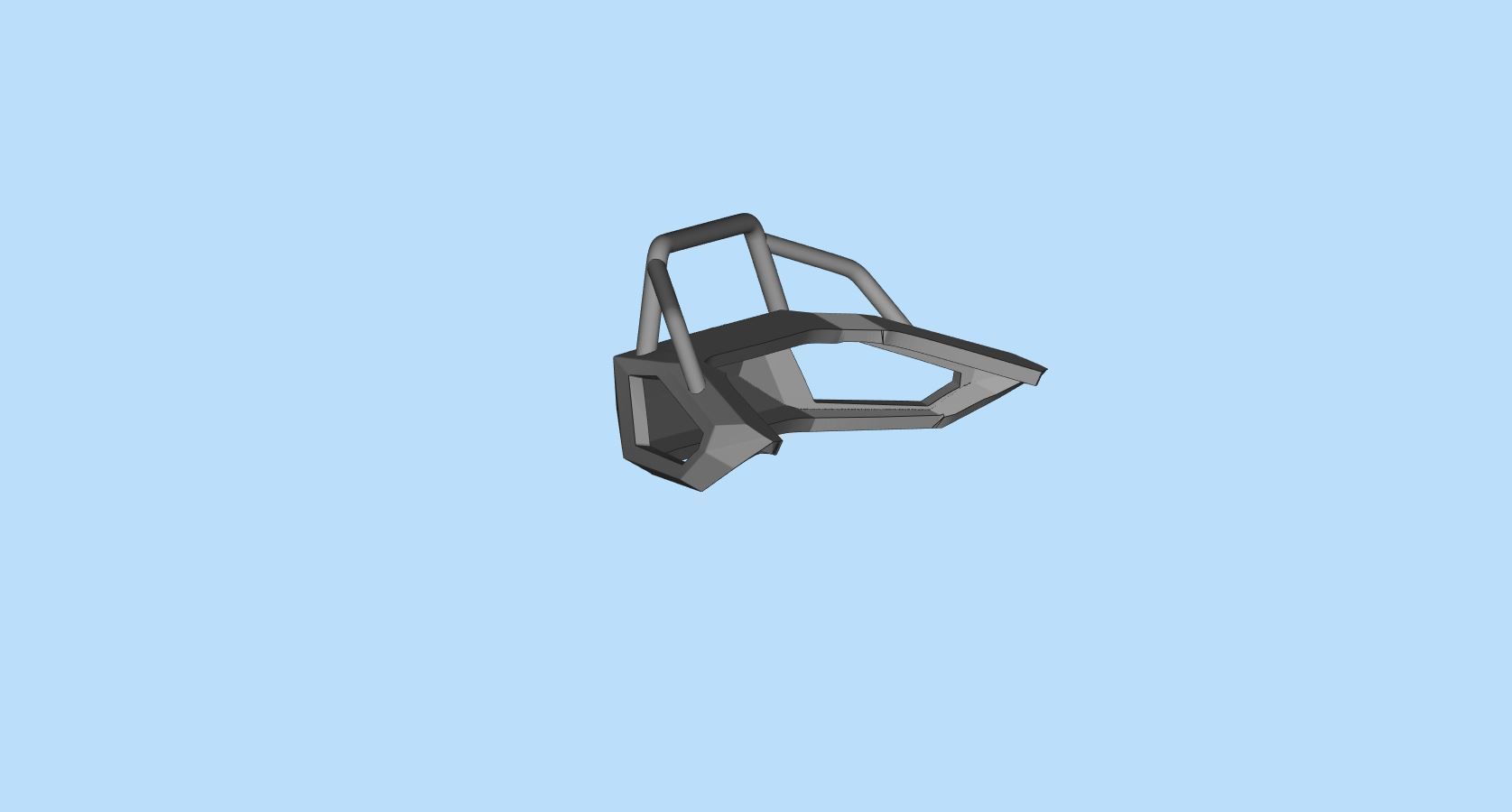 Printable STL Front Bumper Bullbar KITS free 3D model 3D printable ...
