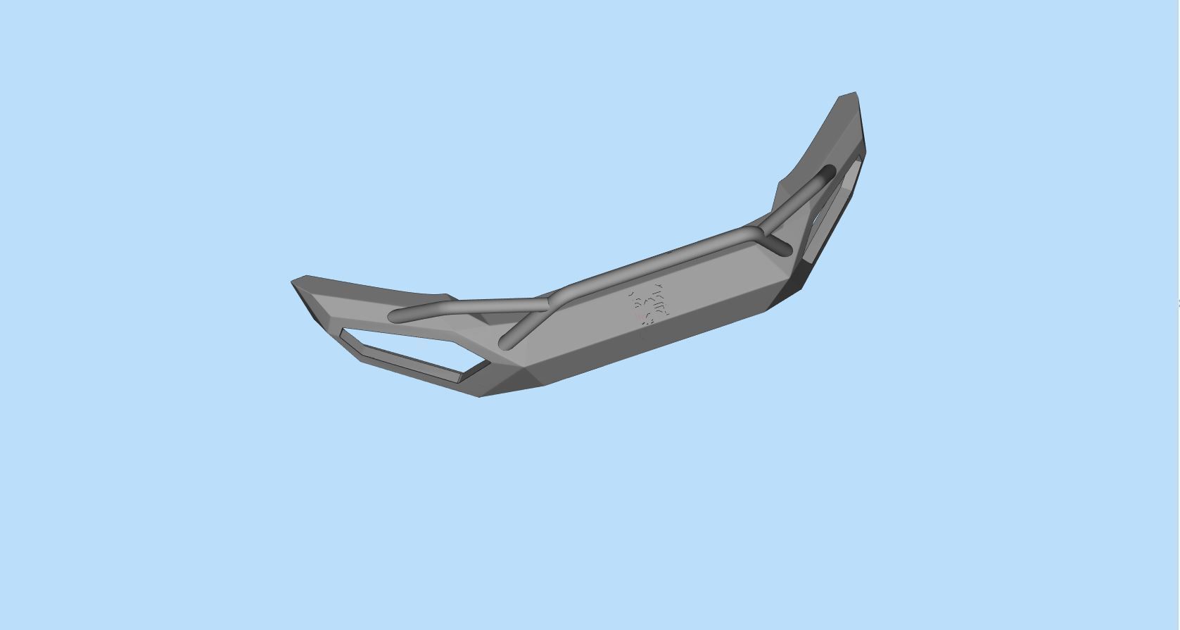 Printable STL Front Bumper Bullbar KITS free 3D model 3D printable ...