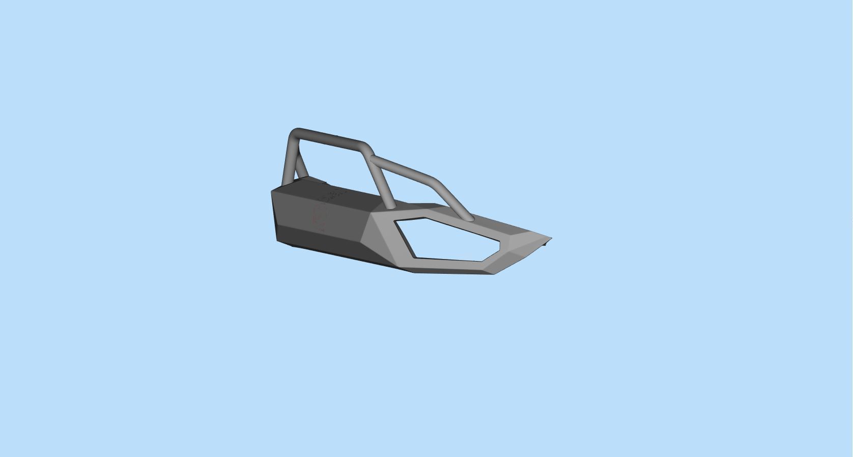 Printable STL Front Bumper Bullbar KITS free 3D model 3D printable ...