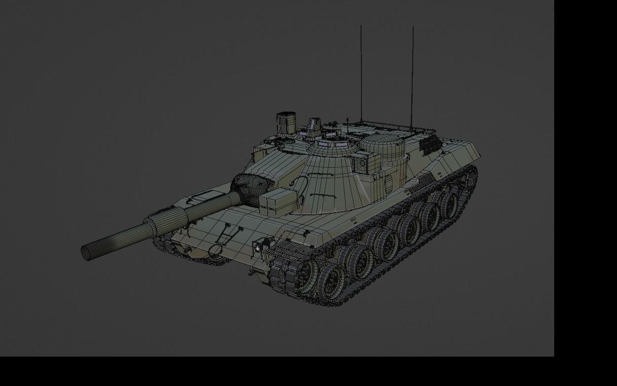 MBT 70 tank 3D model | CGTrader