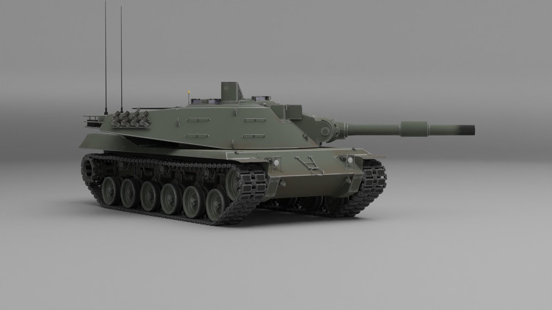 MBT 70 tank 3D model | CGTrader