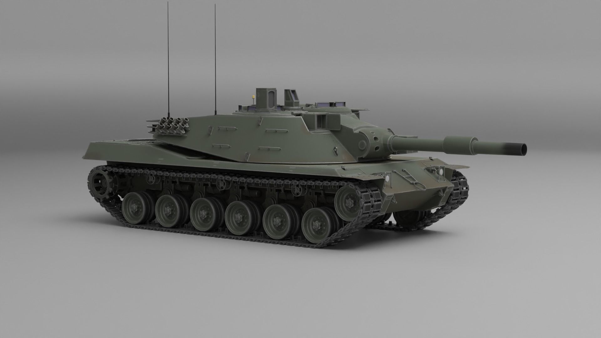 MBT 70 tank 3D model | CGTrader