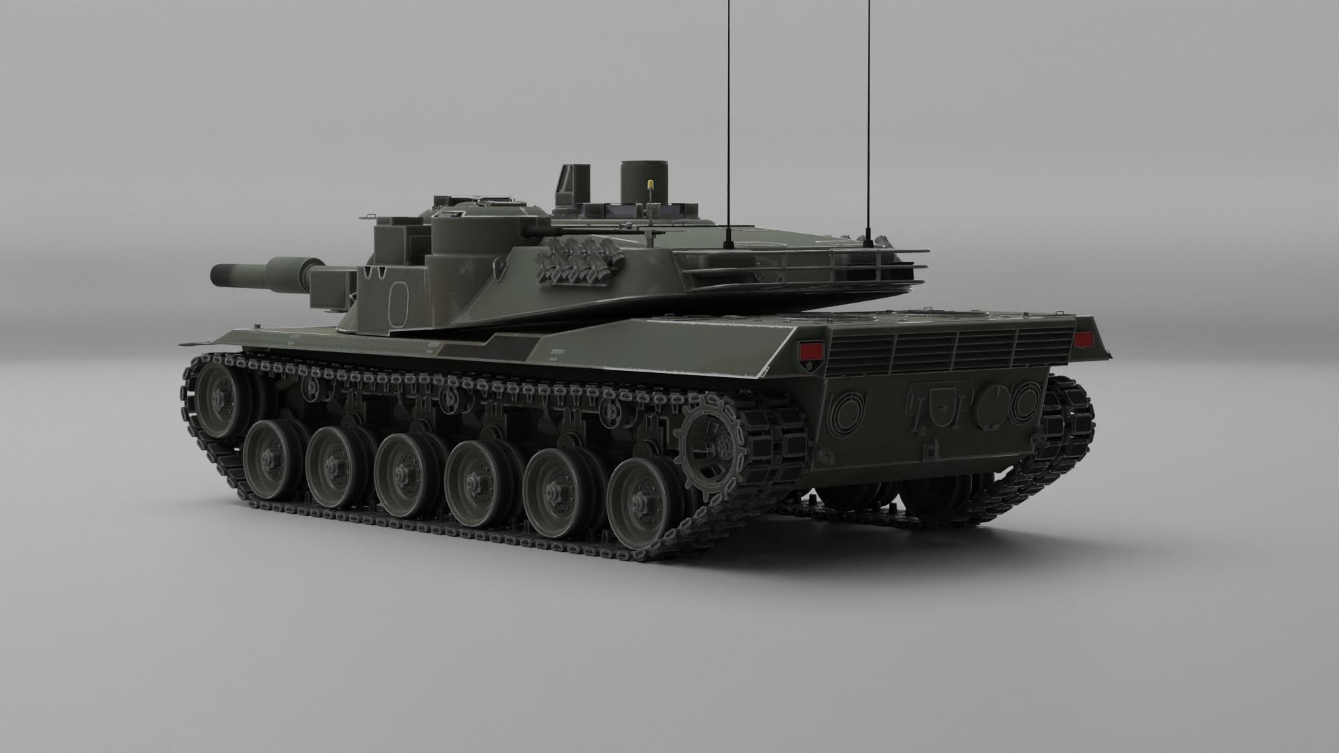 MBT 70 tank 3D model | CGTrader
