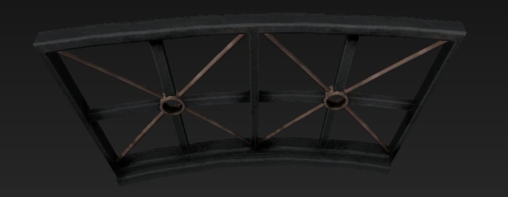 3D model Roman Railing VR / AR / low-poly | CGTrader