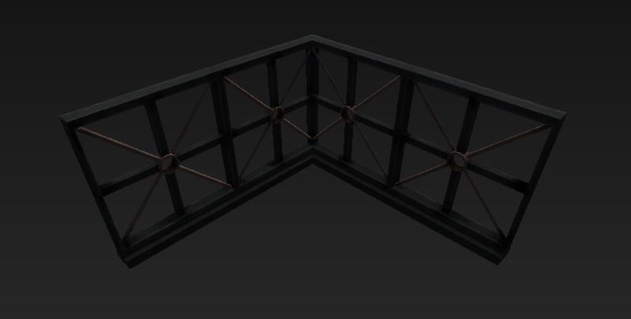 3D model Roman Railing VR / AR / low-poly | CGTrader