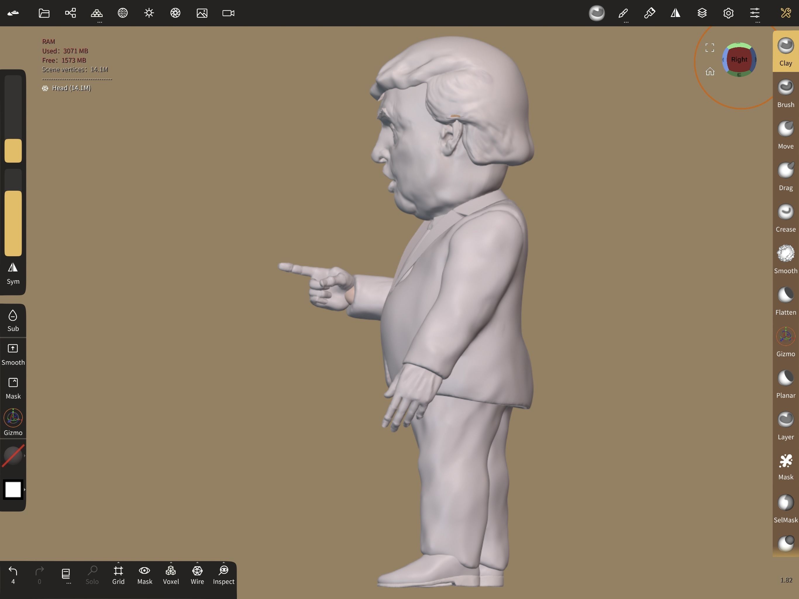 Pres Trump free 3D model | CGTrader