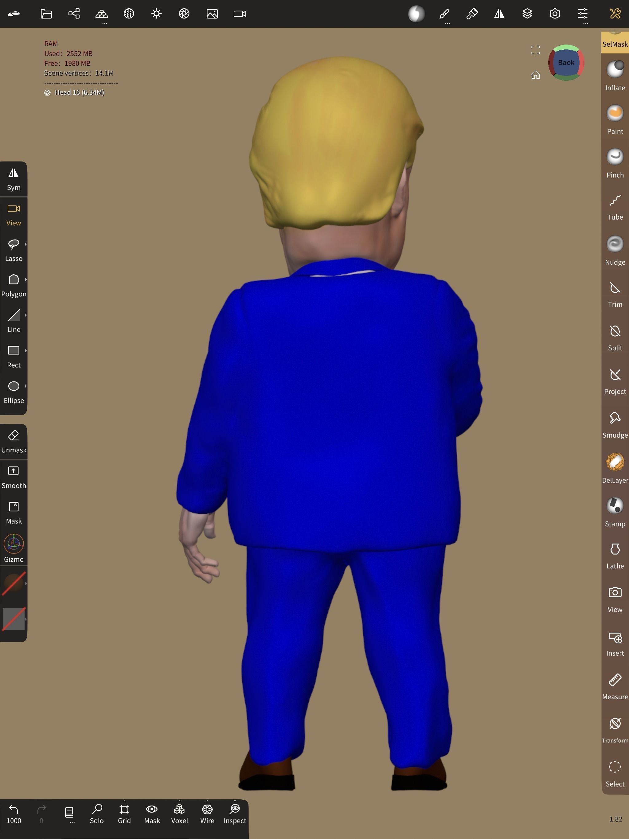 Pres Trump free 3D model | CGTrader