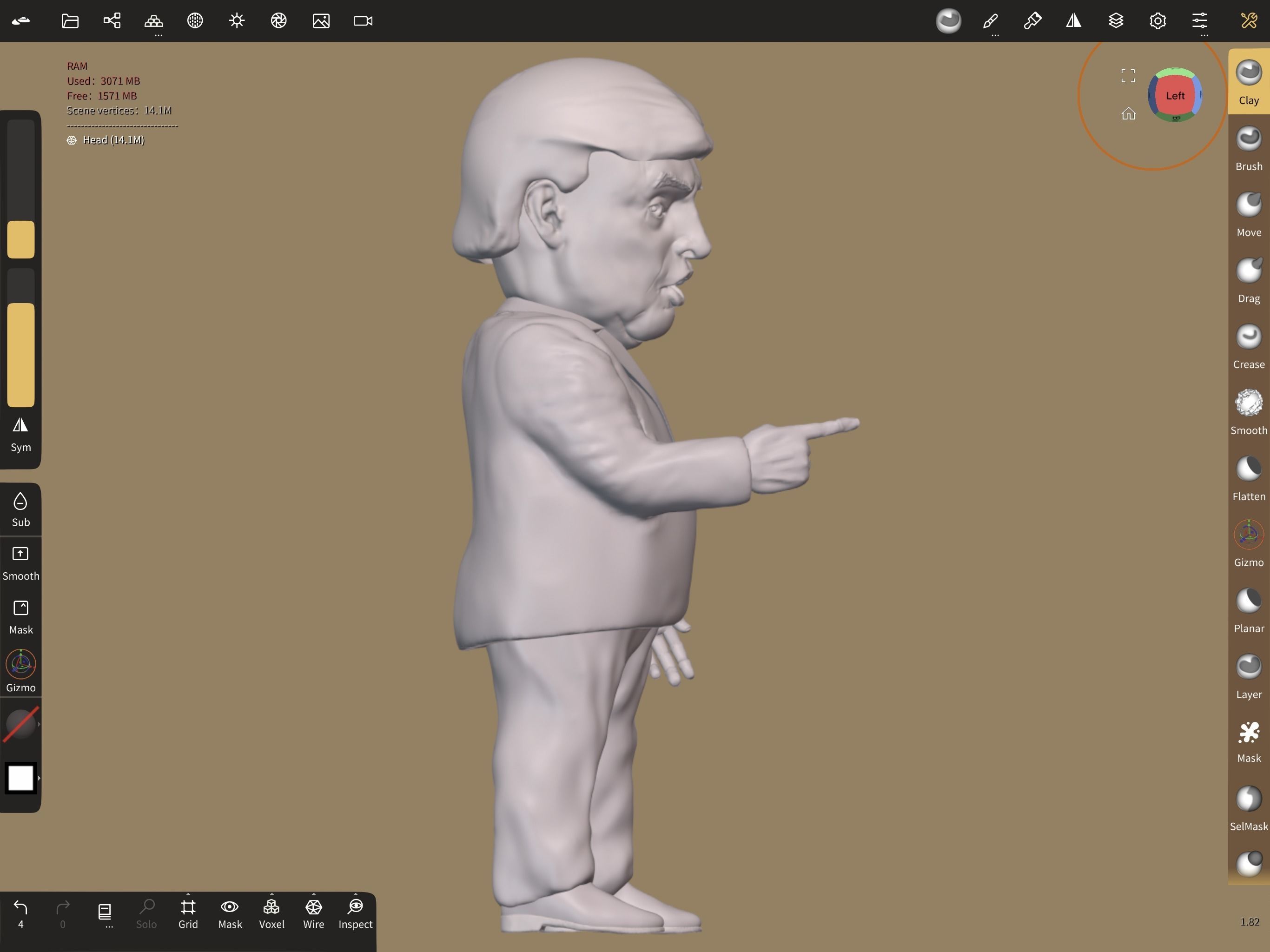 Pres Trump free 3D model | CGTrader