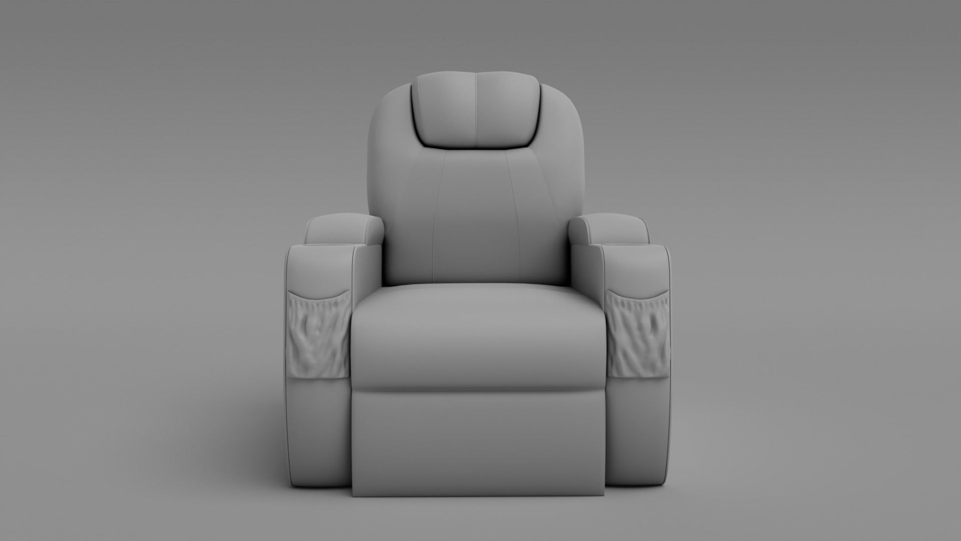 Recliner sofa free 3D model | CGTrader