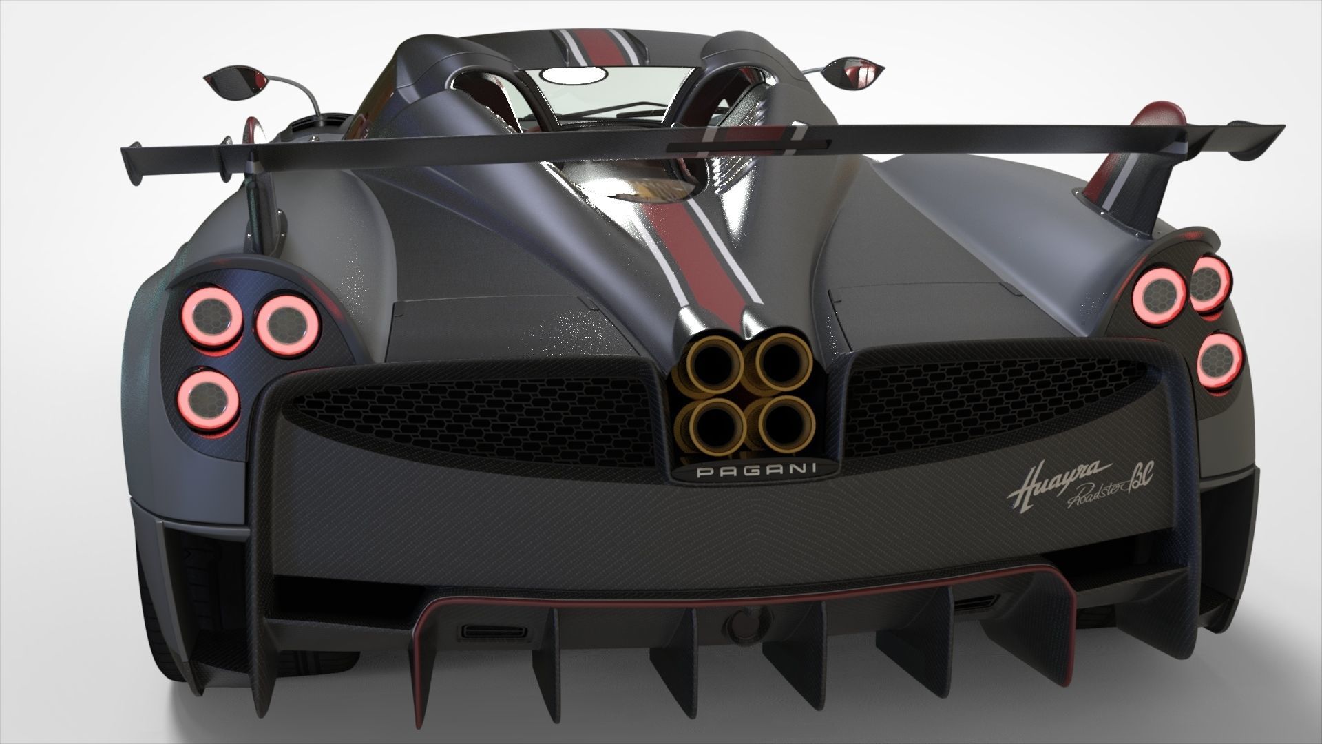 3D model Pagani Huayra Roadster VR / AR / low-poly | CGTrader