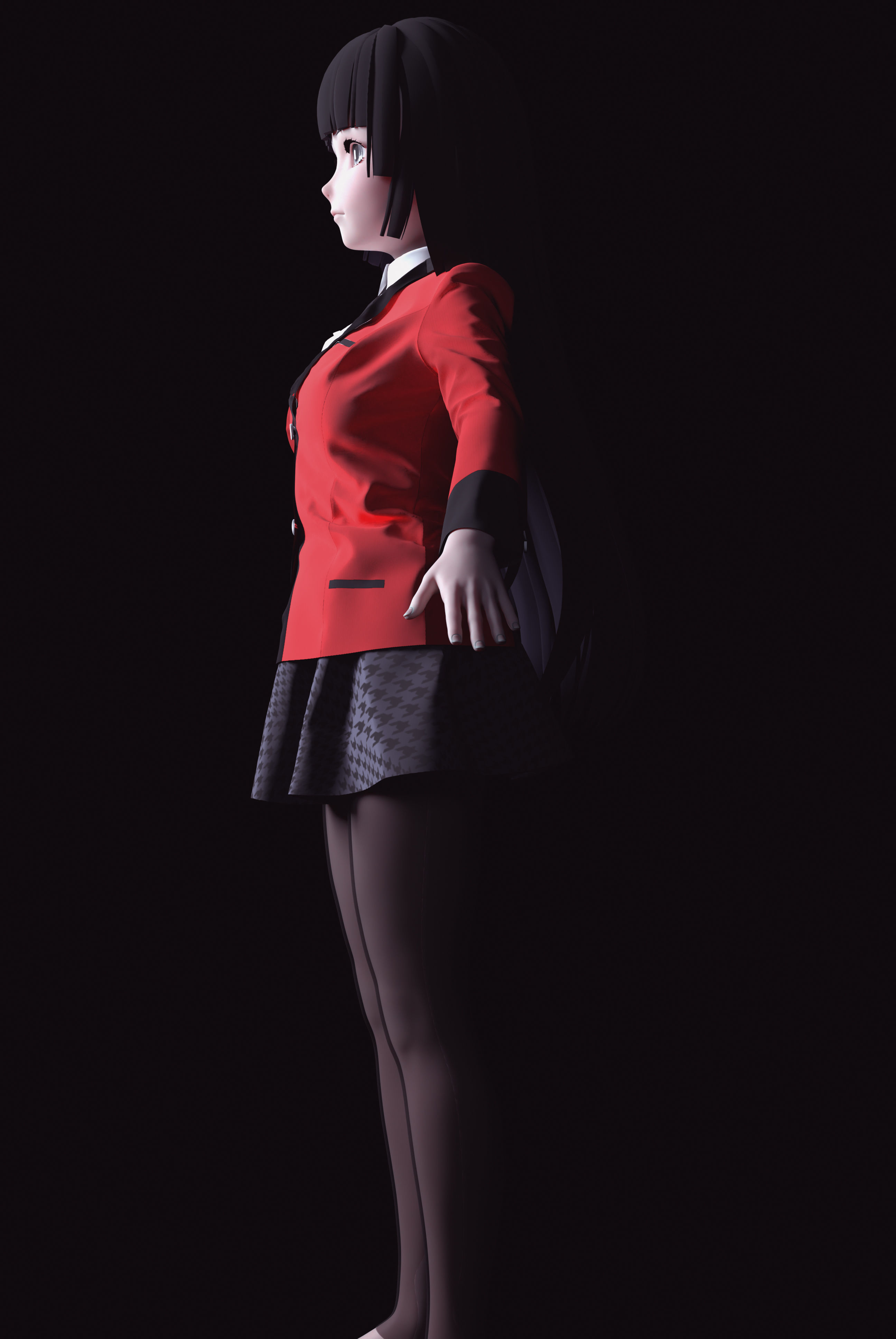 JABAMI YUMEKO KAKEGURUI ANIME 3D model rigged | CGTrader