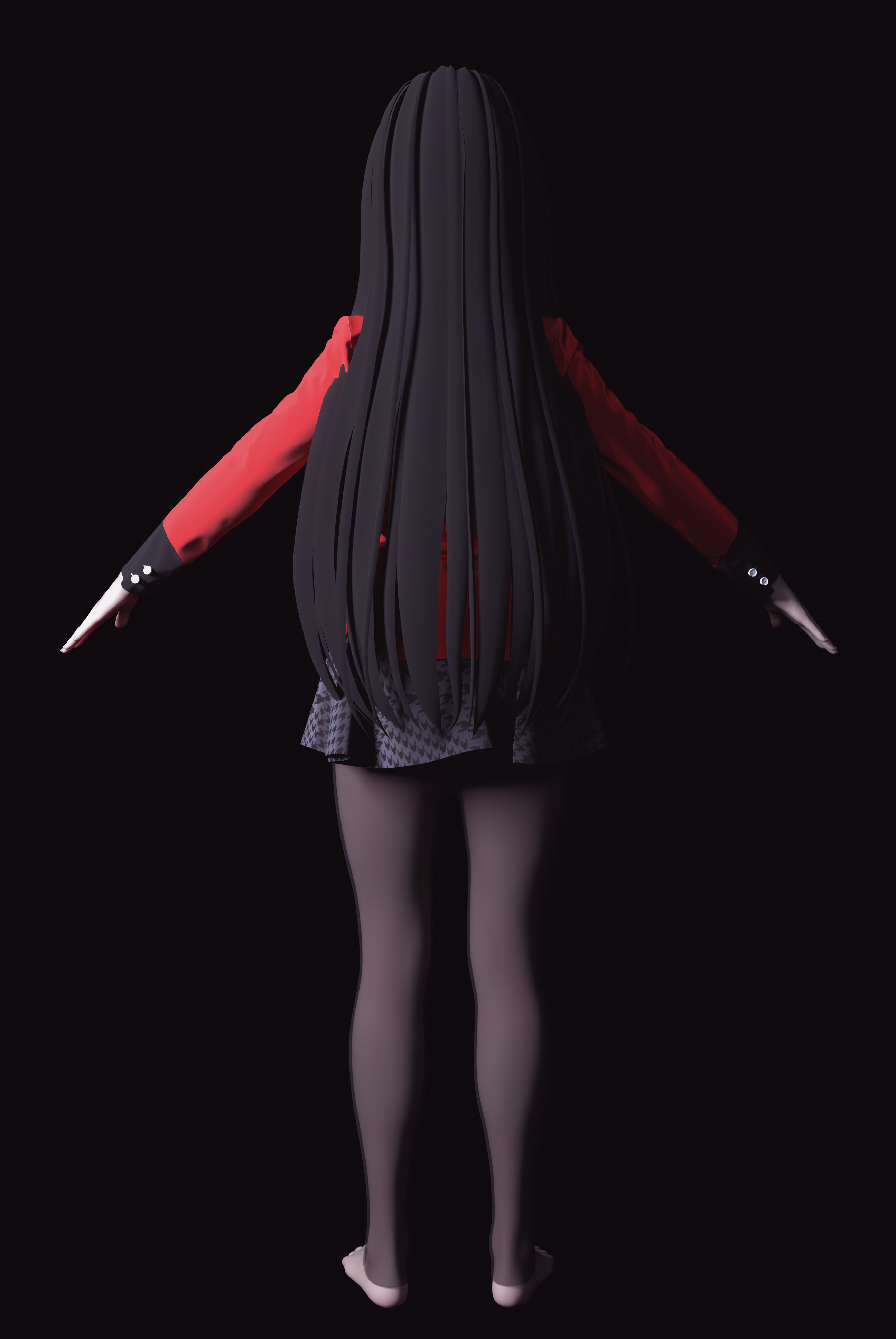 JABAMI YUMEKO KAKEGURUI ANIME 3D model rigged | CGTrader