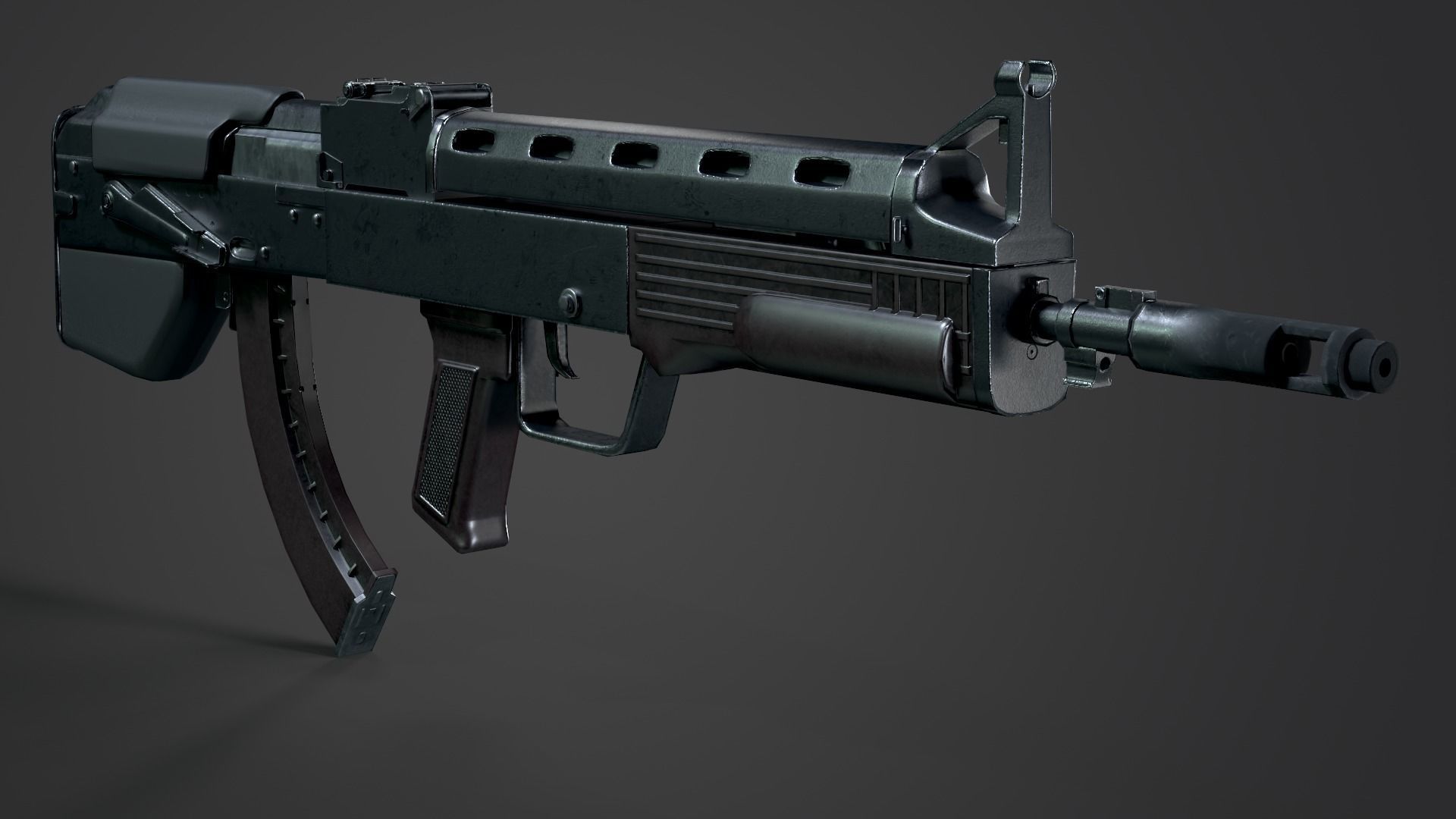 3D model Ukrainian automatic rifle Vepr VR / AR / low-poly | CGTrader