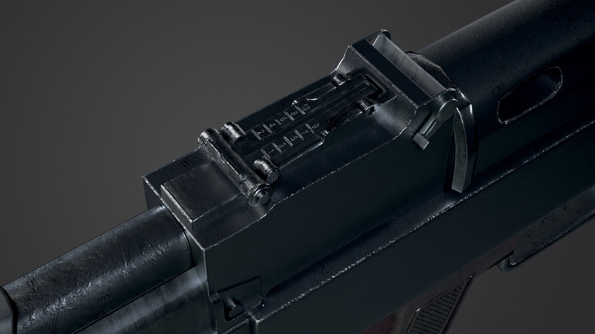 3D model Ukrainian automatic rifle Vepr VR / AR / low-poly | CGTrader