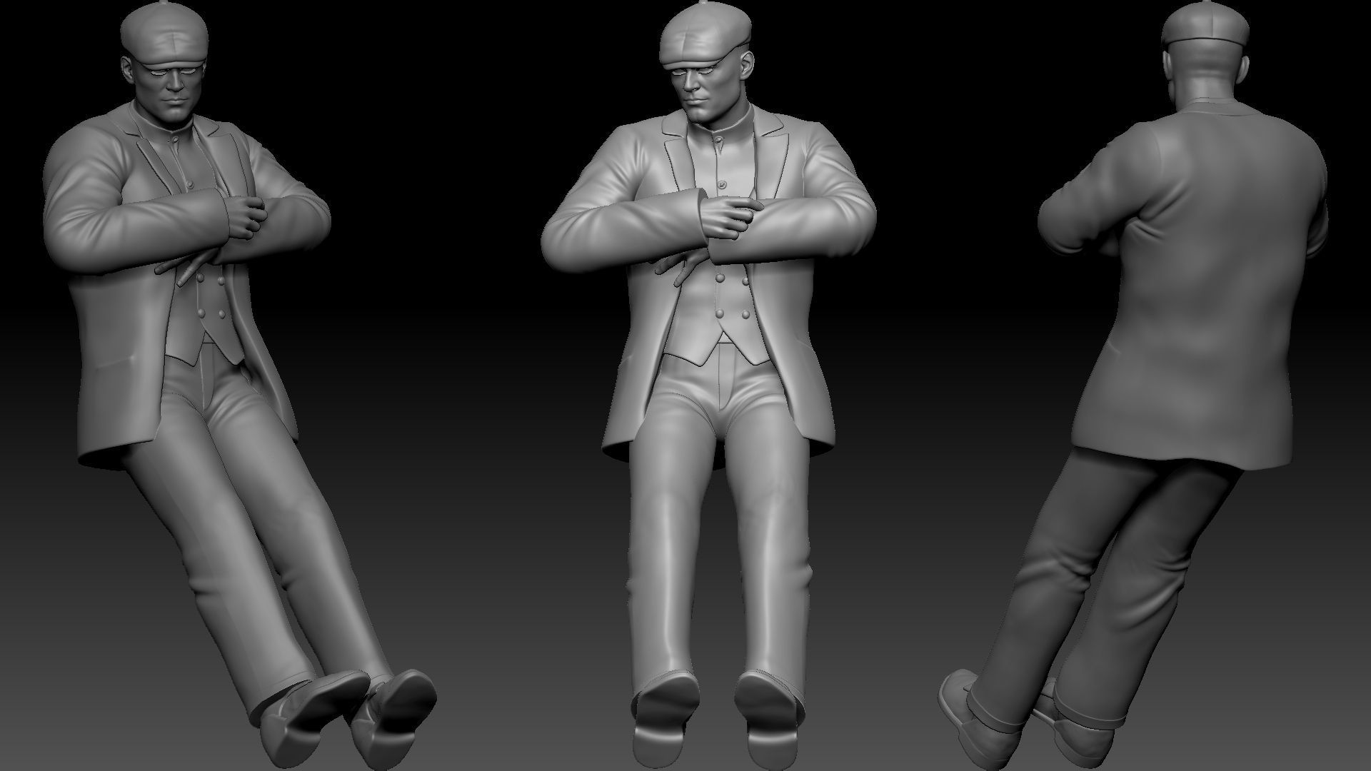 business man 5 3D model 3D printable | CGTrader
